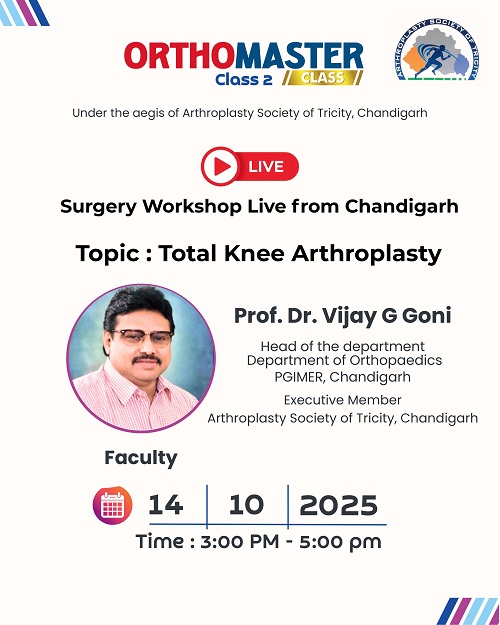 ORTHOMASTER CLASS Series 2 Live Surgery Workshop